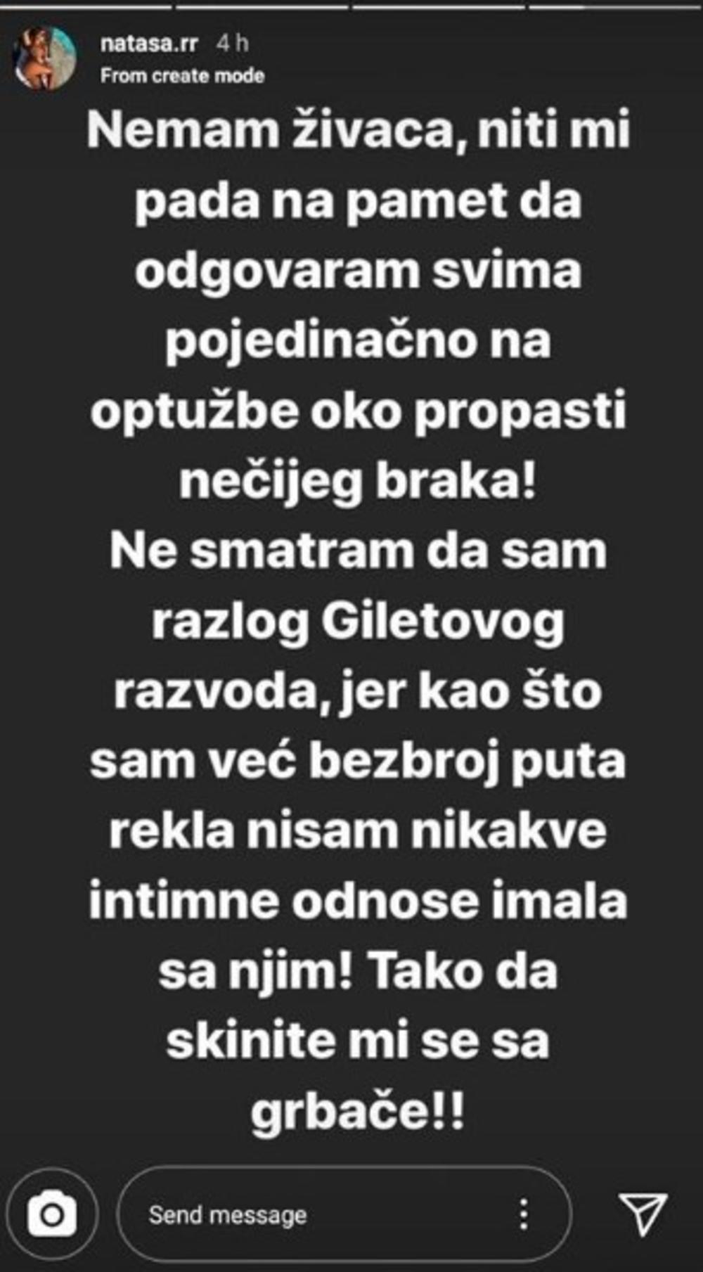 Nataša Radan progovorila o navodnoj aferi sa Amarom Giletom