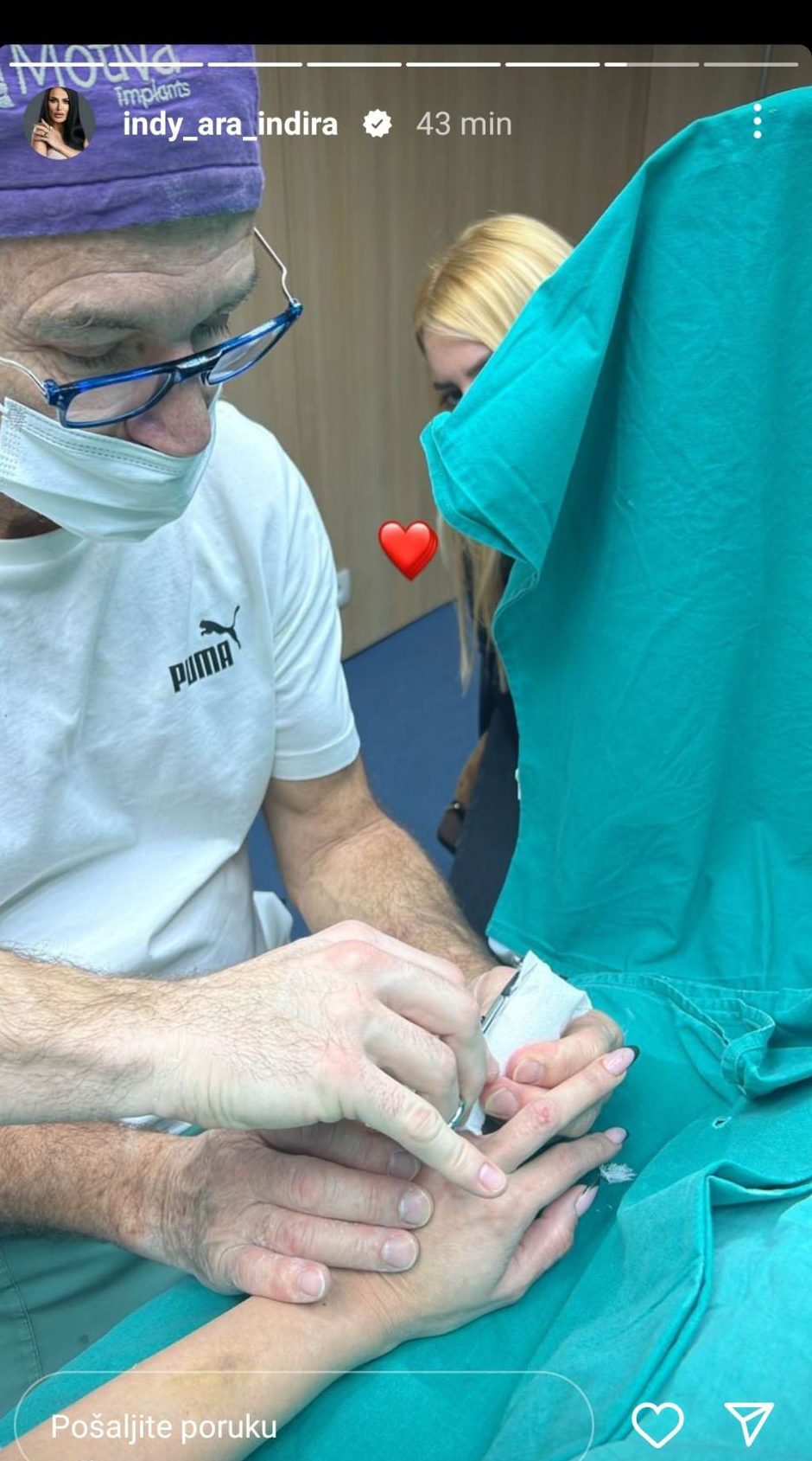 PONOVO NA OPERACIONOM STOLU: Indy se oglasila iz bolnice