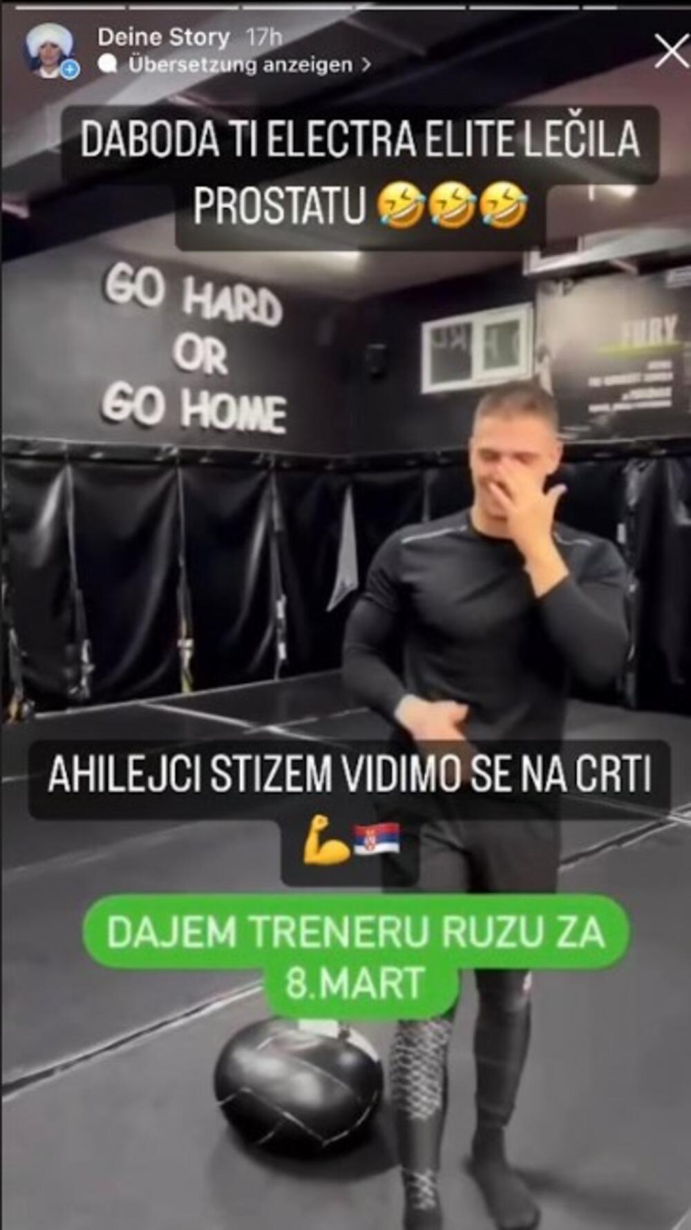 TRANSRODNA PJEVAČICA I MMA BORAC: Ko će kome liječiti prostatu?